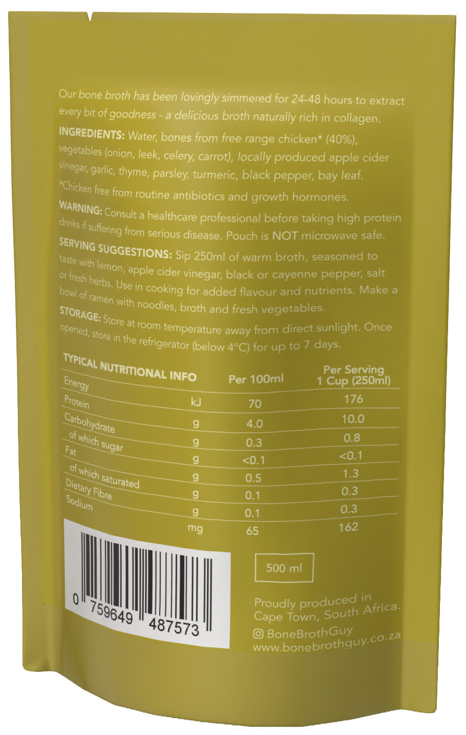 Buy Bone Broth Guy Chicken Bone Broth Liquid Online | Faithful to Nature