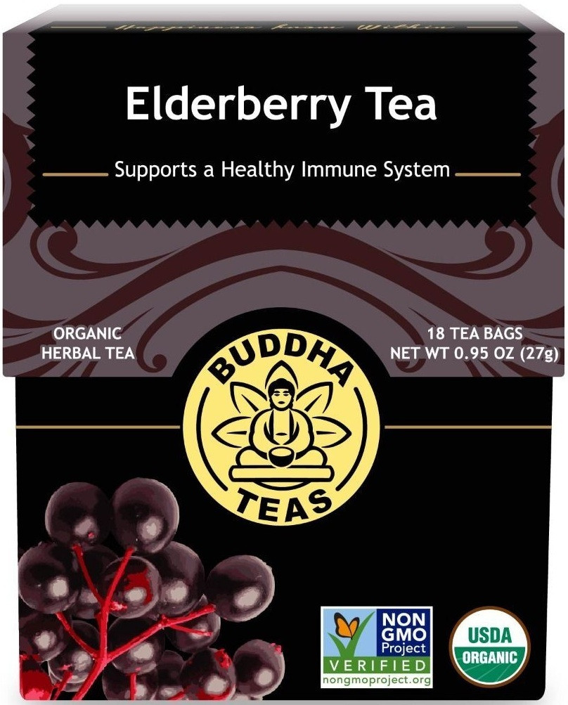Buy Buddha Teas Elderberry Tea Online | Faithful to Nature