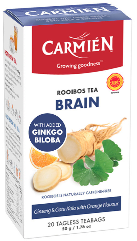 Buy Carmien Brain Tea - with Ginkgo Biloba Online | Faithful to Nature