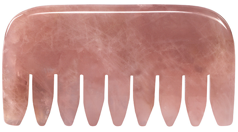 Buy Celluvac Rose Quartz Crystal Comb Online | Faithful to Nature