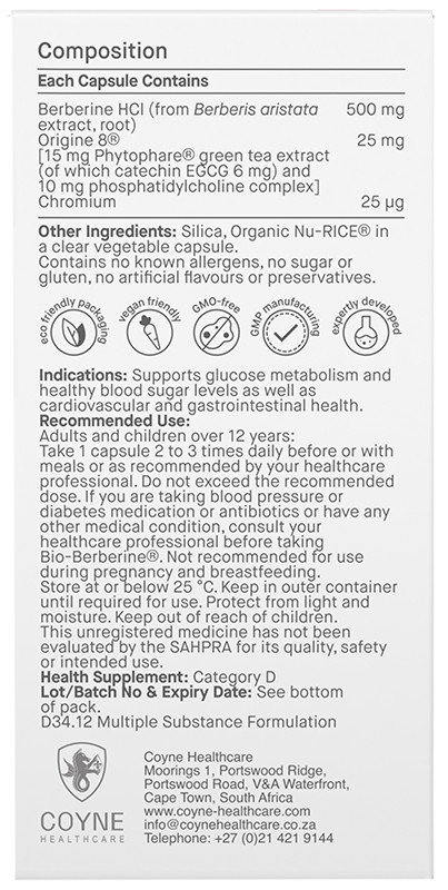 Buy Coyne Health Bio-Berberine Complex Online | Faithful to Nature