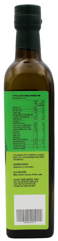 Buy Denova Avocado Oil Extra Virgin 500ml Online | Faithful to Nature