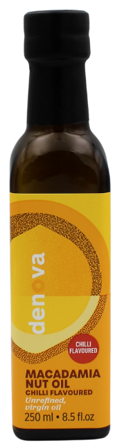 Buy Denova Macadamia Nut Oil Chilli Flavoured Online | Faithful to Nature