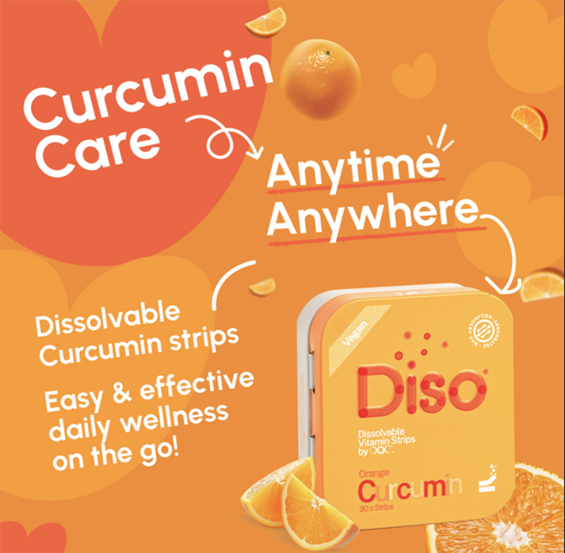 Buy DISO Dissolvable Vitamin Strips - Curcumin Online | Faithful to Nature