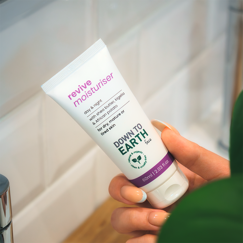 Buy Down to Earth Revive Moisturiser 60ml Tube Online | Faithful to Nature
