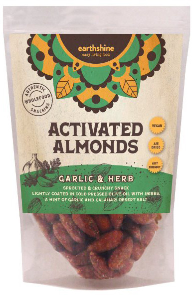 Buy Earthshine Activated Almonds - Garlic & Herb Online | Faithful to ...