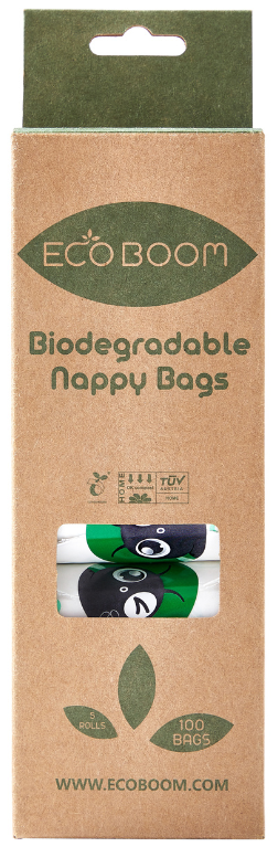Baby Deals Diaper Sacks ECO WAVE Compostable Diape Bags, 200 Bags, ASTM ...
