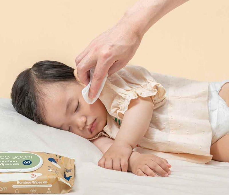 Buy Eco Boom Bamboo Baby Wipes - Joy - 10 Pack Online | Faithful to Nature