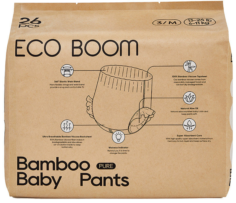 Buy Eco Boom Bamboo Pants - M Online | Faithful to Nature
