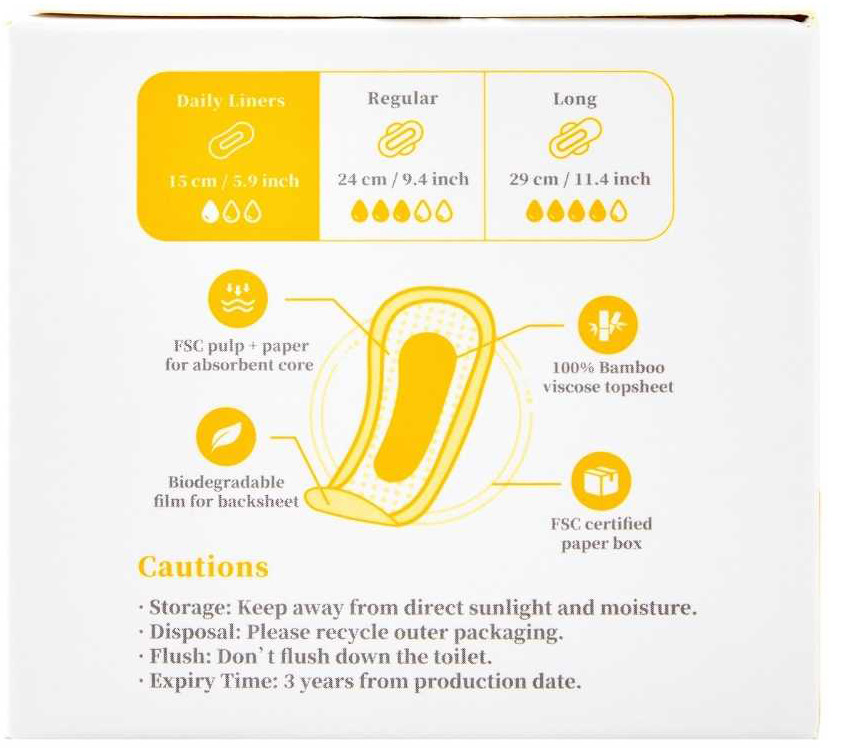 Buy Eco Boom Daily Panty Liners Online | Faithful to Nature