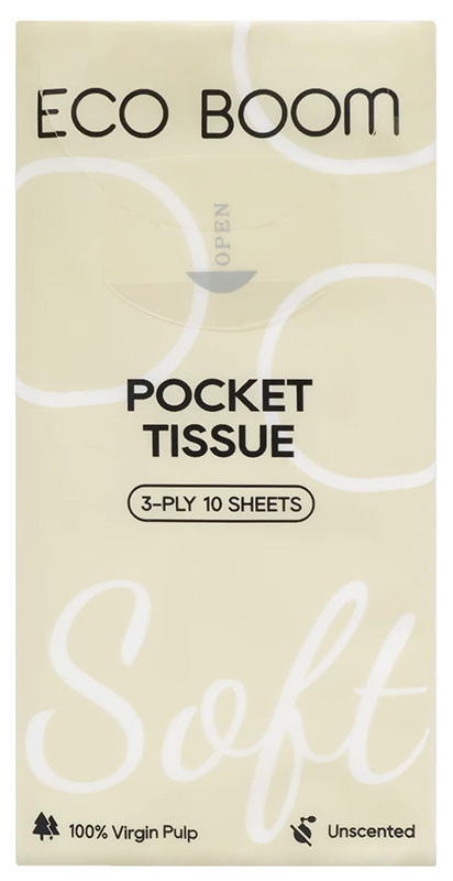 Buy Eco Boom Virgin Pulp Pocket Tissues - Single Pack Online | Faithful ...