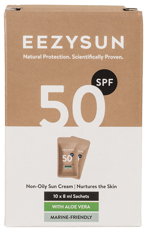 Buy Eezysun SPF50+ Mineral Sunscreen Snap Sachets Online | Faithful to ...