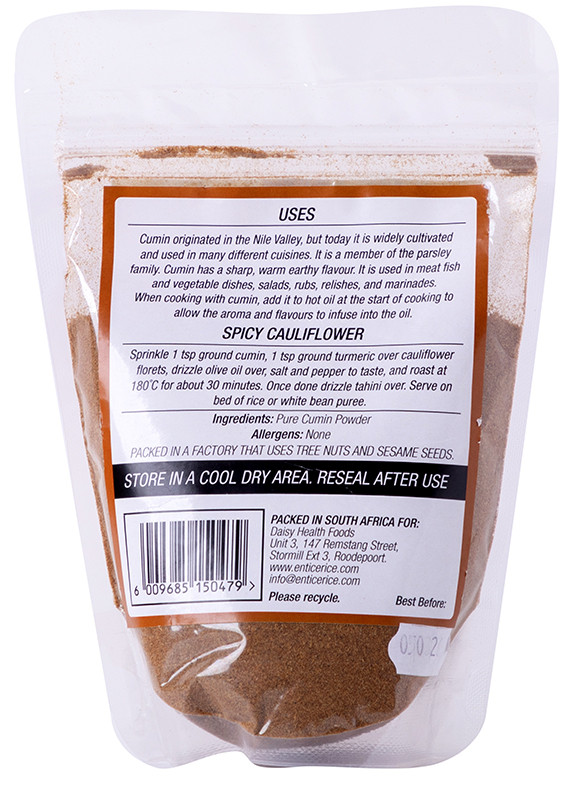 Buy Entice Cumin Powder Online | Faithful to Nature