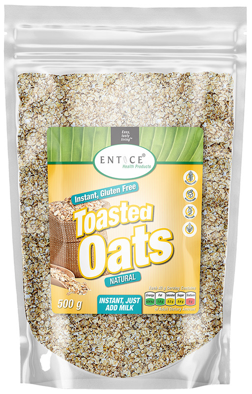 Buy Entice Gluten Free Toasted Oats 500g (Instant) Online | Faithful to ...