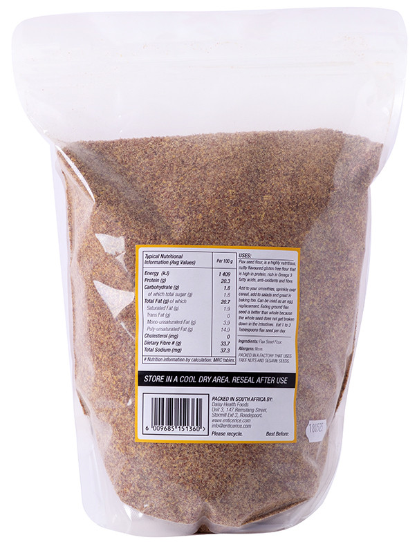 Buy Entice Linseed Flour / Flax Seed Flour Online | Faithful to Nature