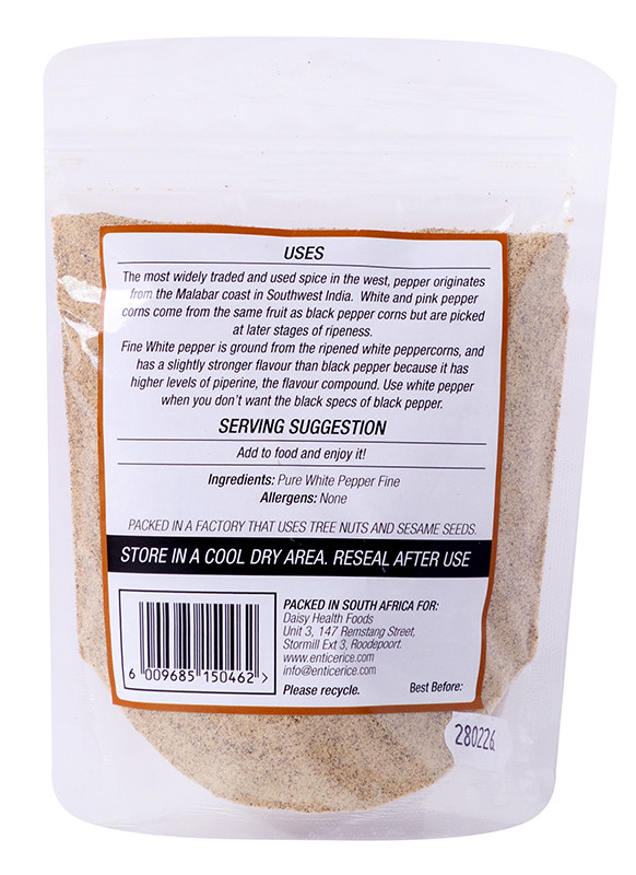 Buy Entice Pepper - White Fine Online | Faithful to Nature