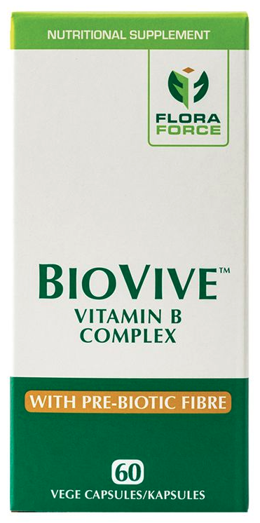 Buy Flora Force BioVive™ B-Complex with Prebiotic Fibre 60 capsules ...