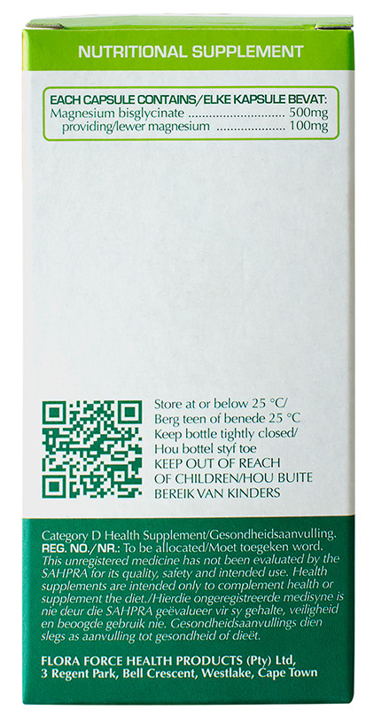 Buy Flora Force Magnesium Glycinate 60 Capsules Online | Faithful to Nature