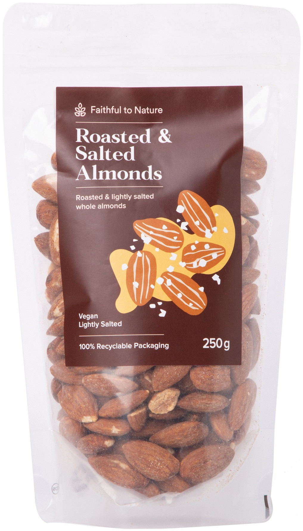 Buy FtN Almonds - Roasted & Salted Online | Faithful to Nature