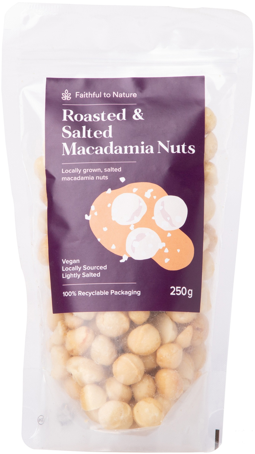 Buy FtN Roasted & Salted Macadamia Nuts Online | Faithful to Nature