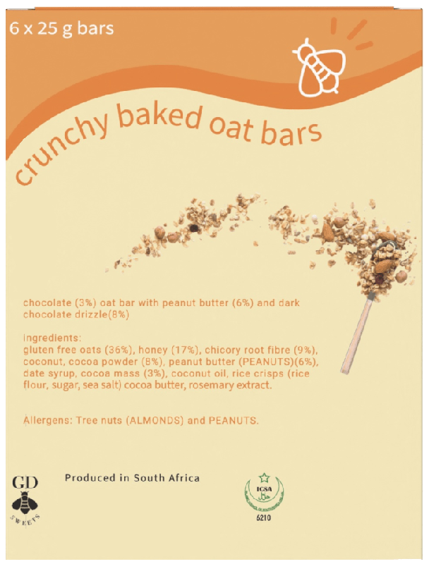 Buy Gayleen's Decadence Oat Bars Peanut Butter Dark Chocolate Online ...