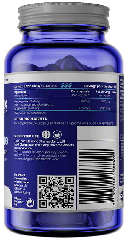 Buy Genologix Panax Ginseng - Energy, Immunity, Mental Clarity Online ...