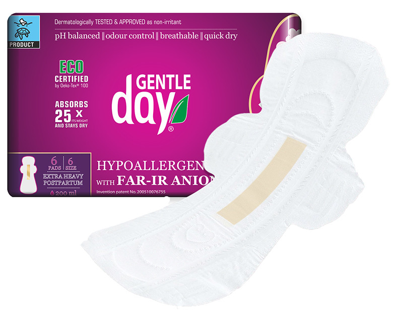 Buy Gentle Day Extra Heavy Pads - Organic & Hypoallergenic Online ...