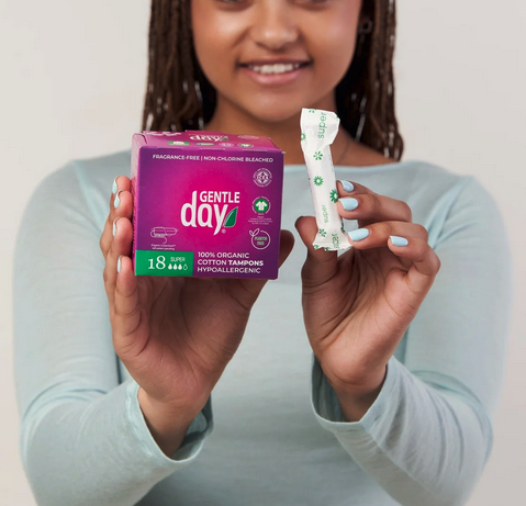 Buy Gentle Day Tampons Super - Organic & Hypoallergenic Online ...