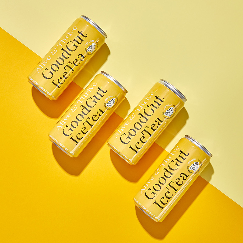 Buy Good Gut Ice Tea Lemon, Lime & Honey Low Sugar Can Online ...