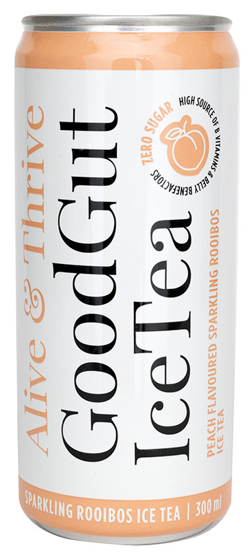Buy Good Gut Ice Tea Peach Sugar Free Can Online | Faithful to Nature