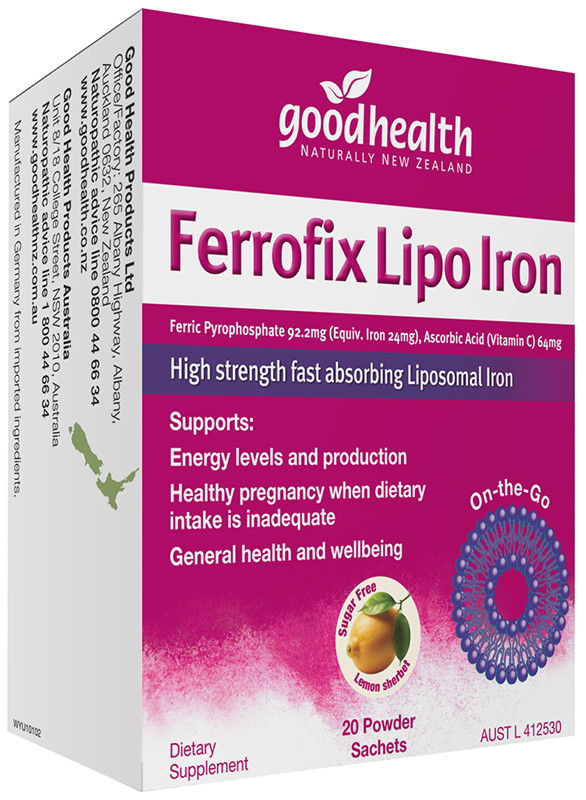 Buy Good Health Products Ferrofix Lipo Iron Online | Faithful to Nature