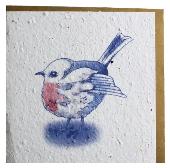 Buy Growing Paper Bird Greeting Card Online | Faithful to Nature