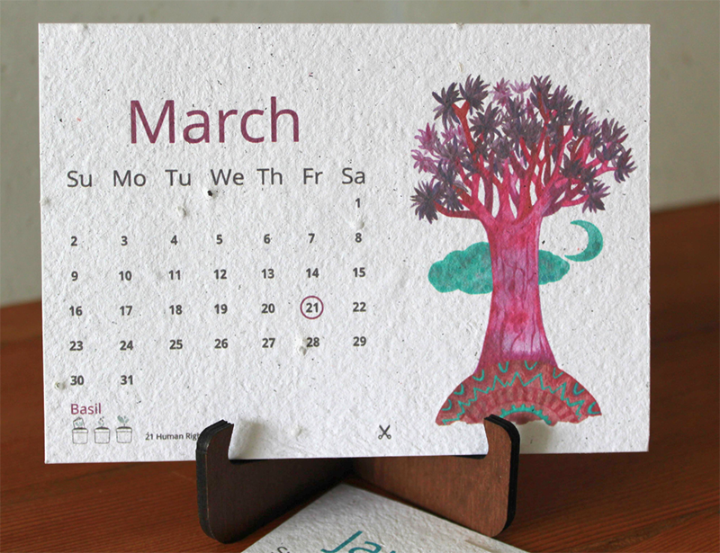 Buy Growing Paper Colour Me Africa Stand Calendar Online | Faithful to ...