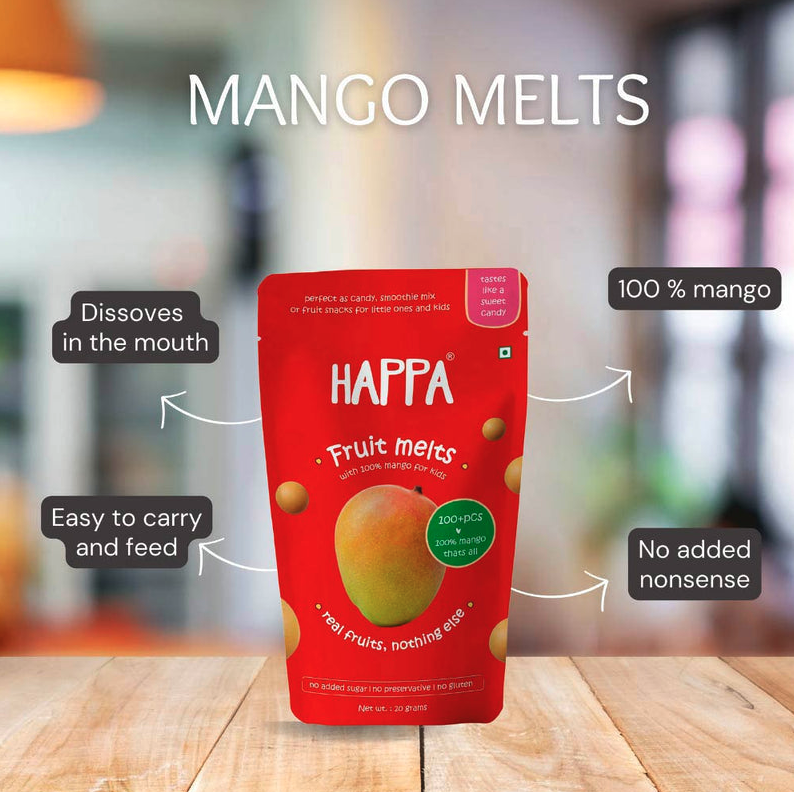 Buy Happa Fruit Melts Mango Online | Faithful to Nature
