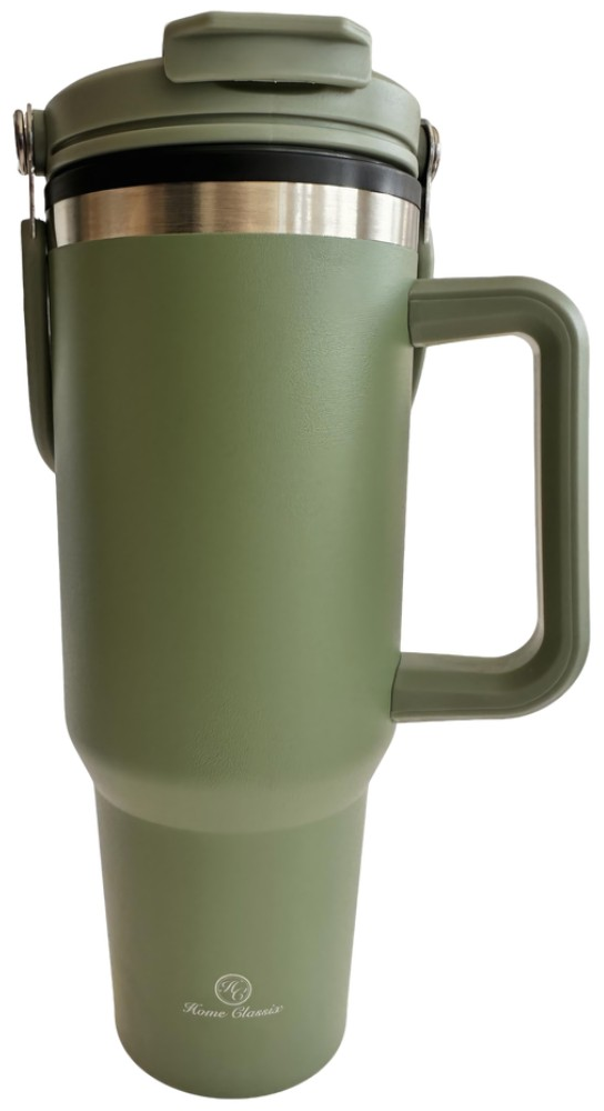 Buy Home Classix “The Boss” Double Wall Travel Mug - Green Online ...
