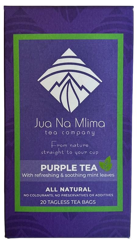 Buy Jua Na Mlima Purple Tea with Mint Leaves Online | Faithful to Nature