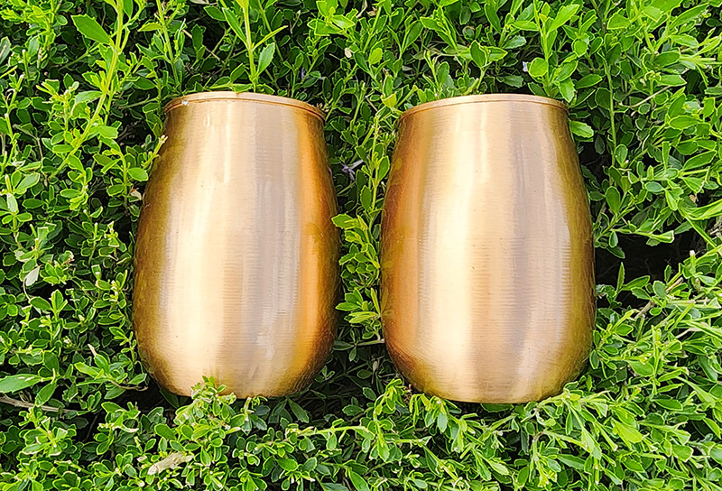 Buy Just Copper Smooth Surahi Cup Set Online | Faithful to Nature