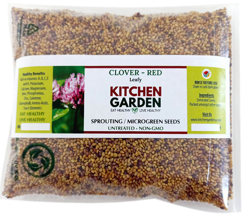 Buy Kitchen Garden Red Clover Sprouting Seeds 100g Online | Faithful to ...