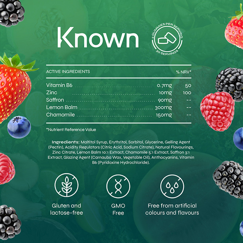 Buy Known Sleep Better Gummies Mixed Berry Online | Faithful to Nature