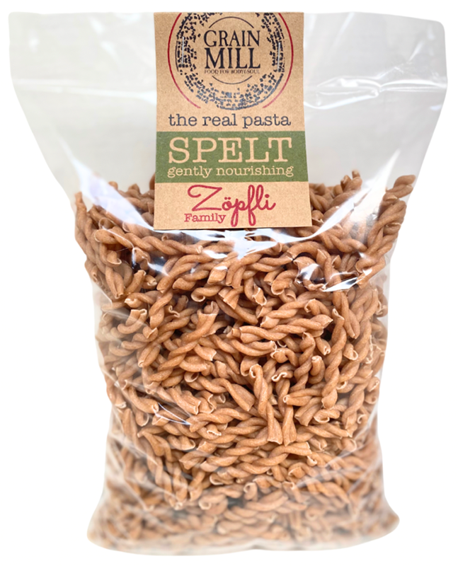 Buy Knysna Grain Mill Organic Spelt Pasta - Zöpfli Online | Faithful to ...