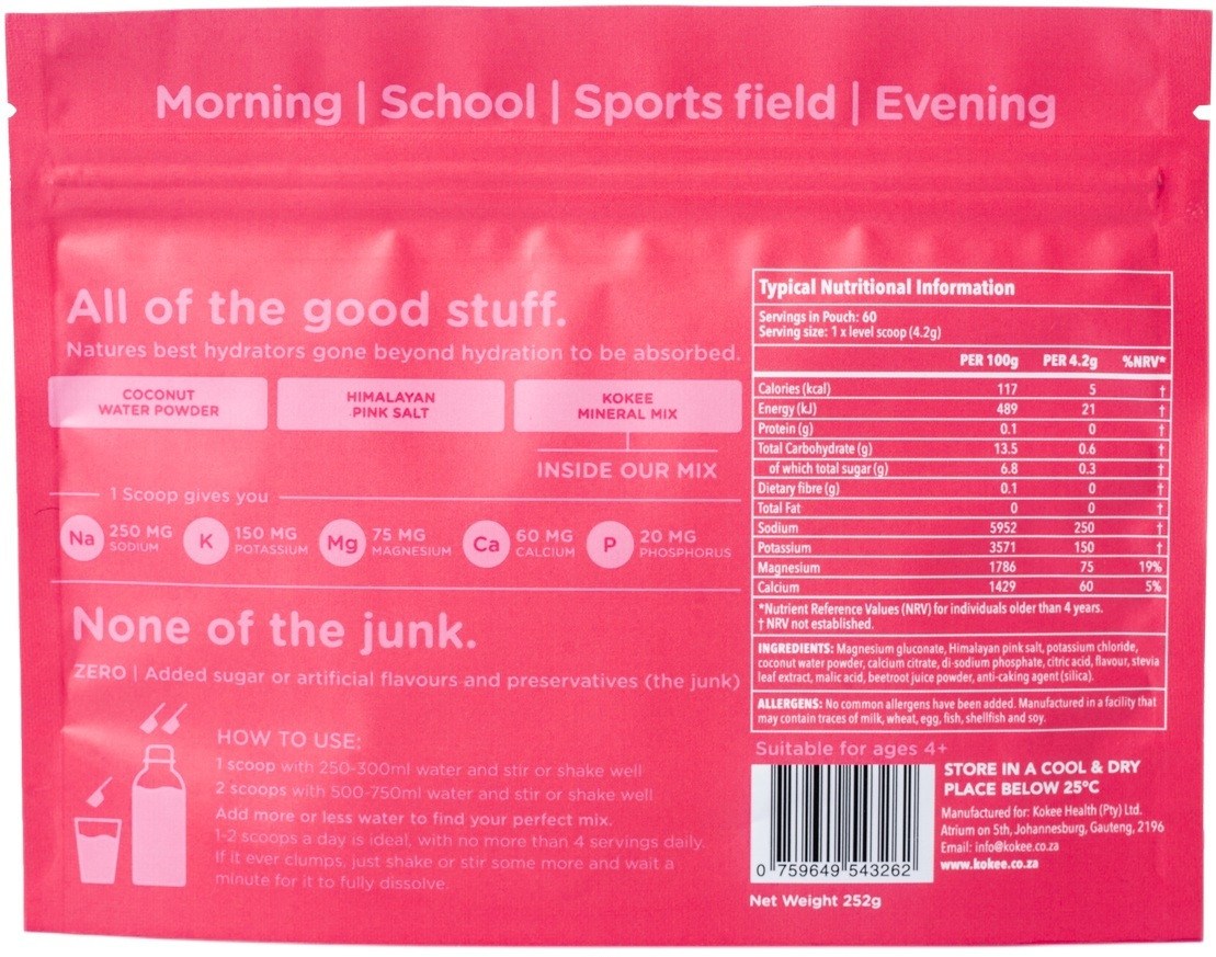 Buy Kokee Rookee Everyday Hydration Mix - Red Berry Online | Faithful ...