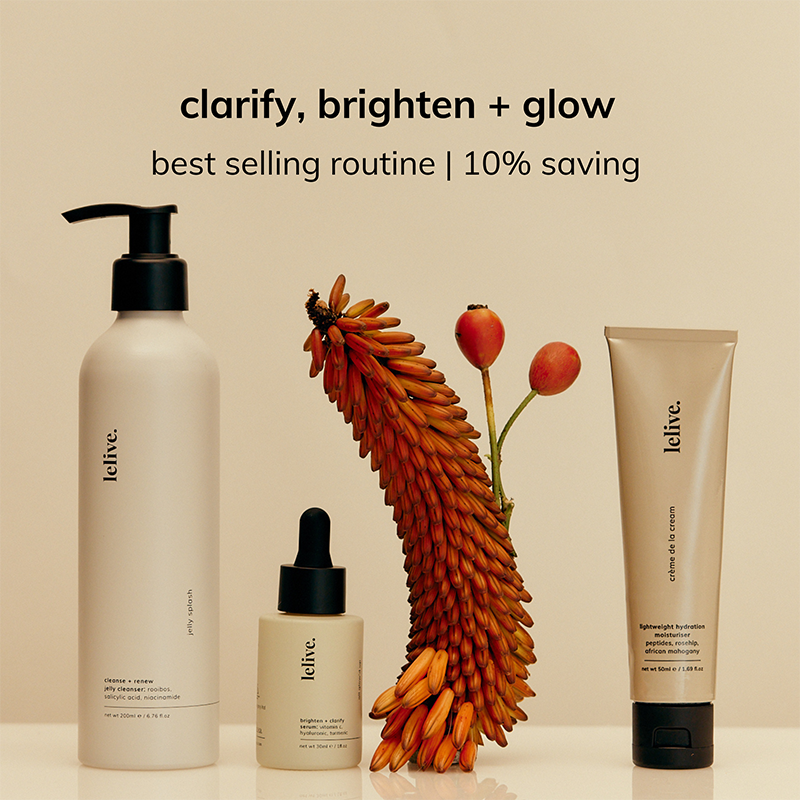 Buy Lelive. Bestselling 3 Step Routine - Brighten, Clarify + Glow All ...
