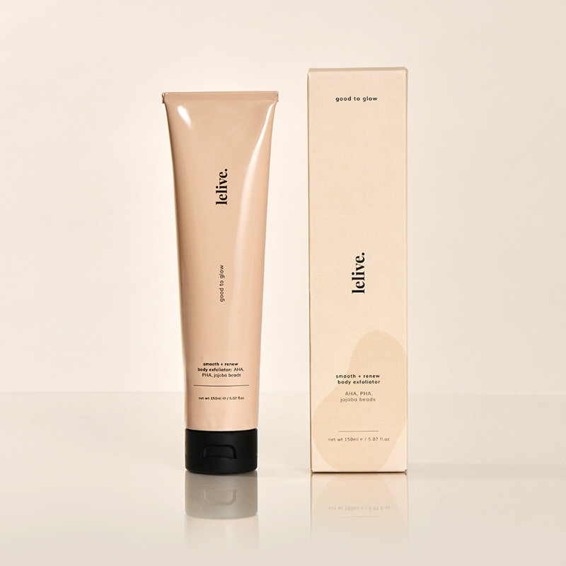 Buy Lelive. Good to Glow | Smooth + Renew Body Exfoliator Online ...