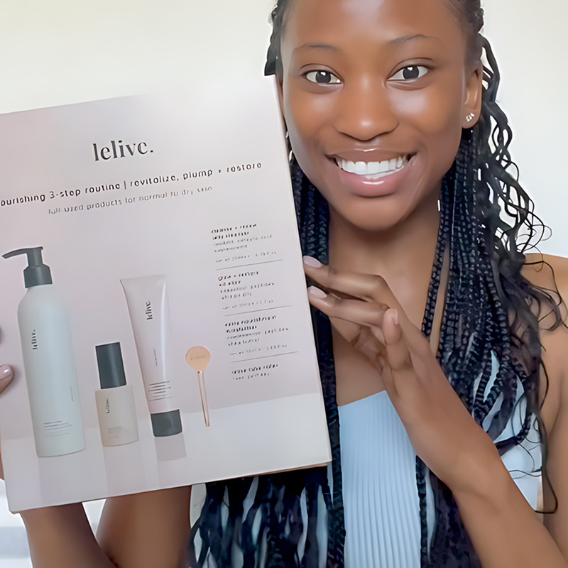 Buy Lelive. Nourishing 3 Step Routine - Revitalise, Plump + Restore ...