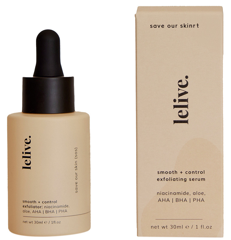 Buy Lelive. Save Our Skin aha/bha Exfoliator - Peach & Aloe Online ...