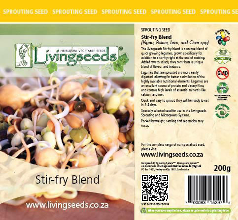 Buy Living Seeds Stir-Fry Blend Sprouting & Microgreen Seeds Online ...
