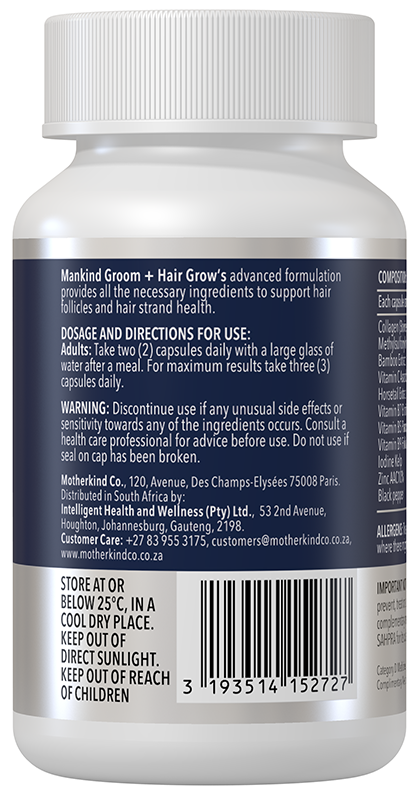 Buy Mankind Groom + Grow Capusles Online | Faithful to Nature