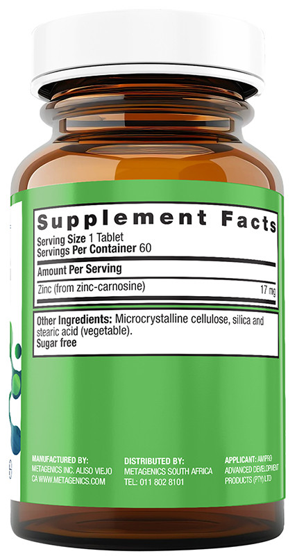 Buy Metagenics Zinlori - Zinc Carnoside Complex - Gut Discomfort Online ...