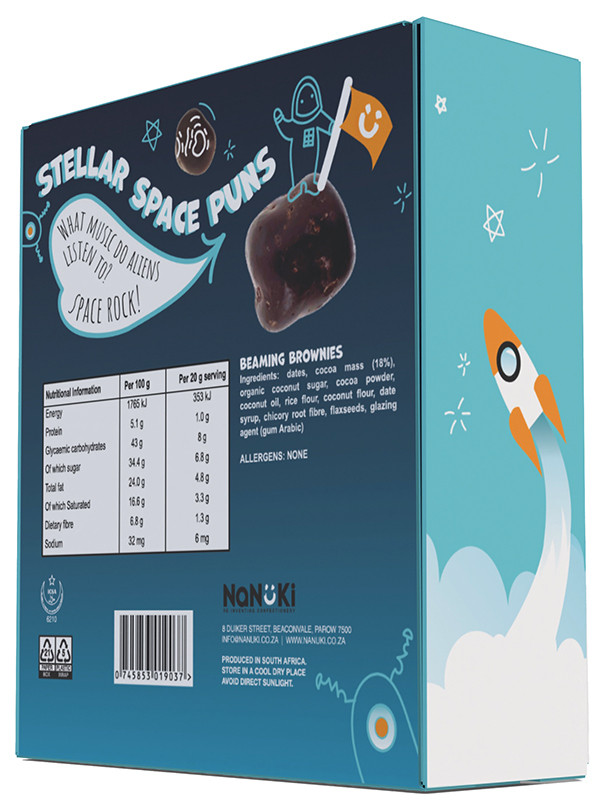 Buy Nanuki Space Rocks Beaming Brownies Online | Faithful to Nature