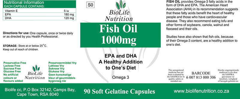 Buy Biolife Fish Oil Online | Faithful to Nature